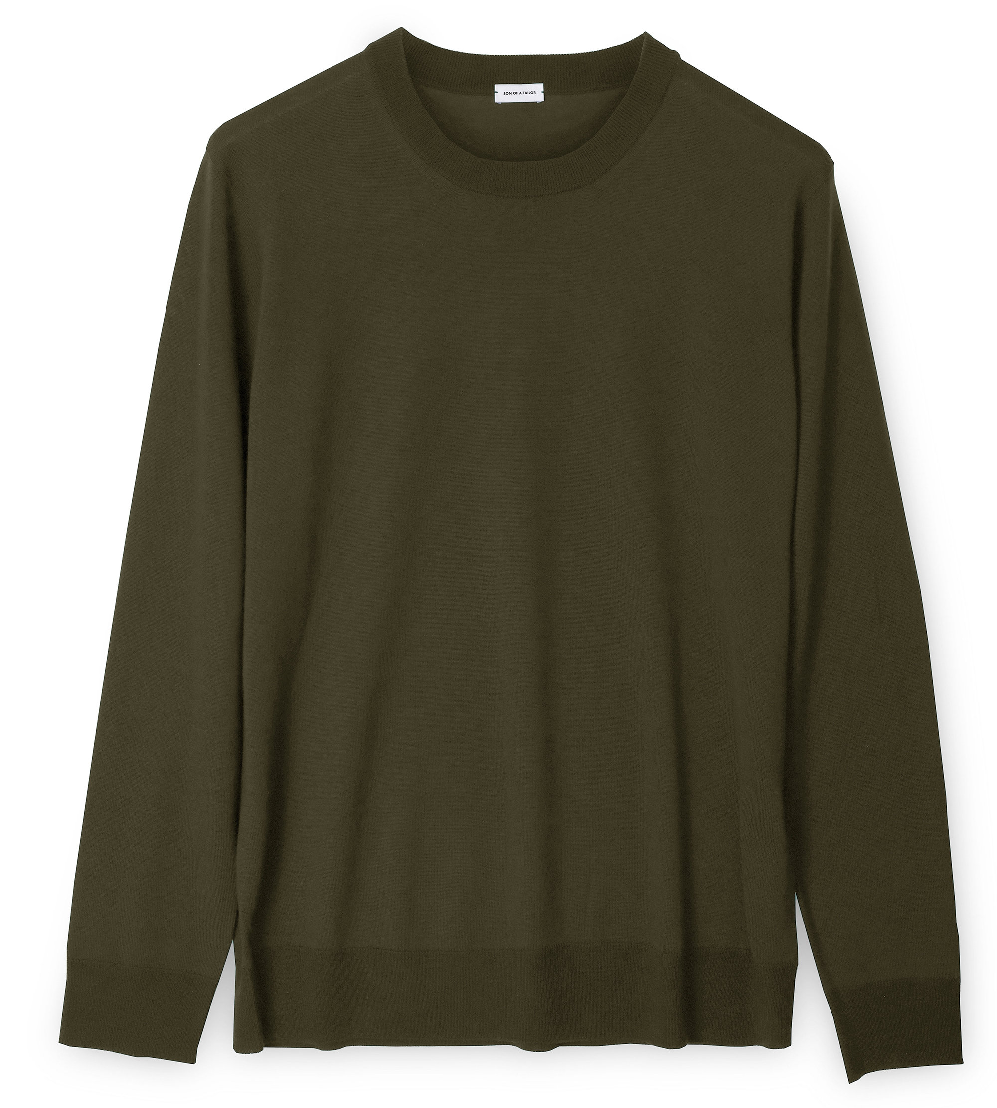 Custom Fitted Merino Pullover Forest Night | Son of a Tailor