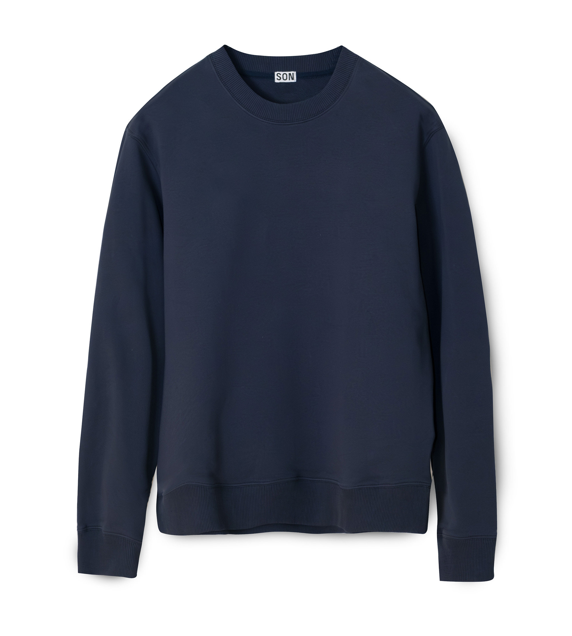 Custom Fitted Cotton Sweatshirt Deep Blue | Son of a Tailor
